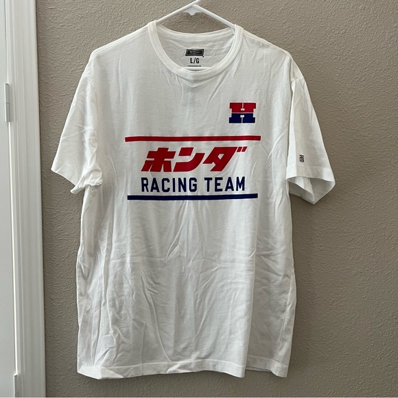 Honda | Shirts | Honda Racing Logo Graphic Mens Short Sleeved Shirt ...